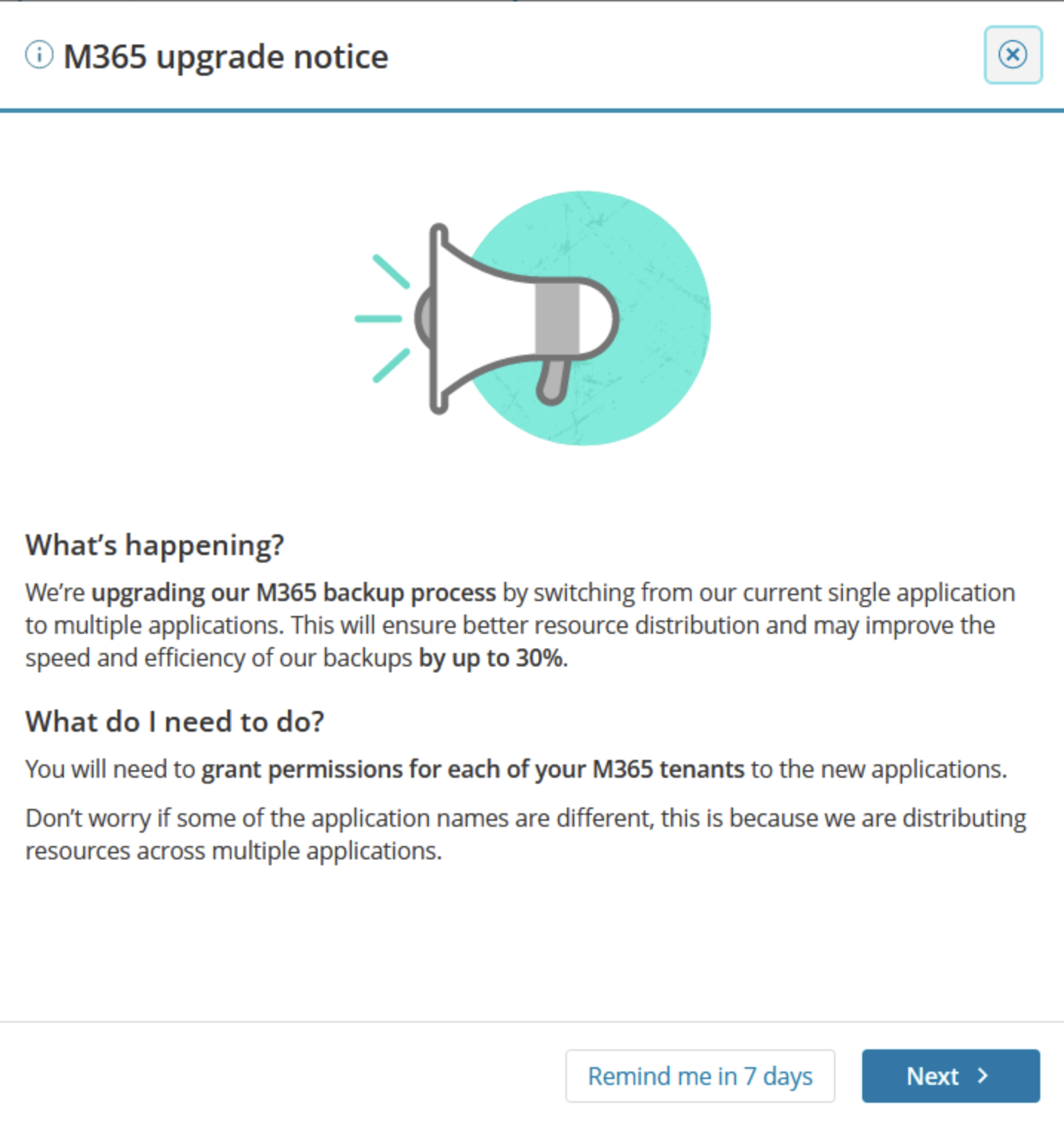 Unable to perform backup of drive due to usage of outdated application ...