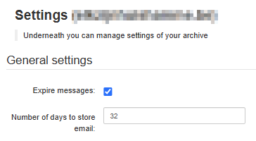 How to remove Mail Assure archive?