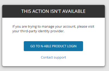Unable to log in to Passportal with Error: THIS ACTION ISN'T AVAILABLE