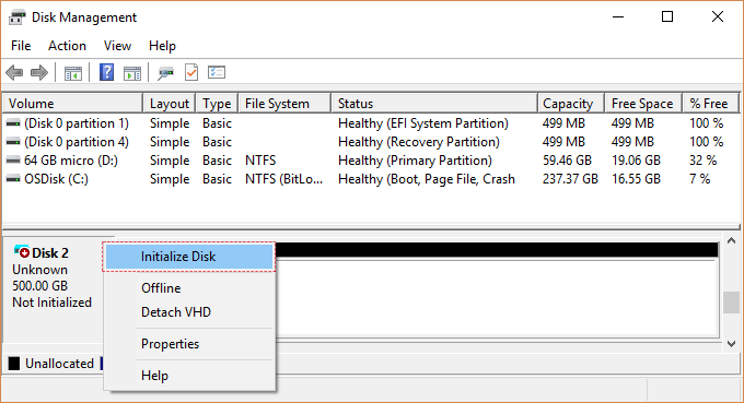 Cove: System State backup error: "Failed to get drive layout: The ...